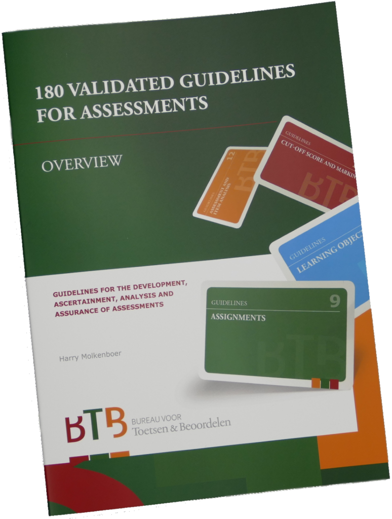 Book: 180 Validated Guidelines for Assessments – Overview – Bureau voor ...